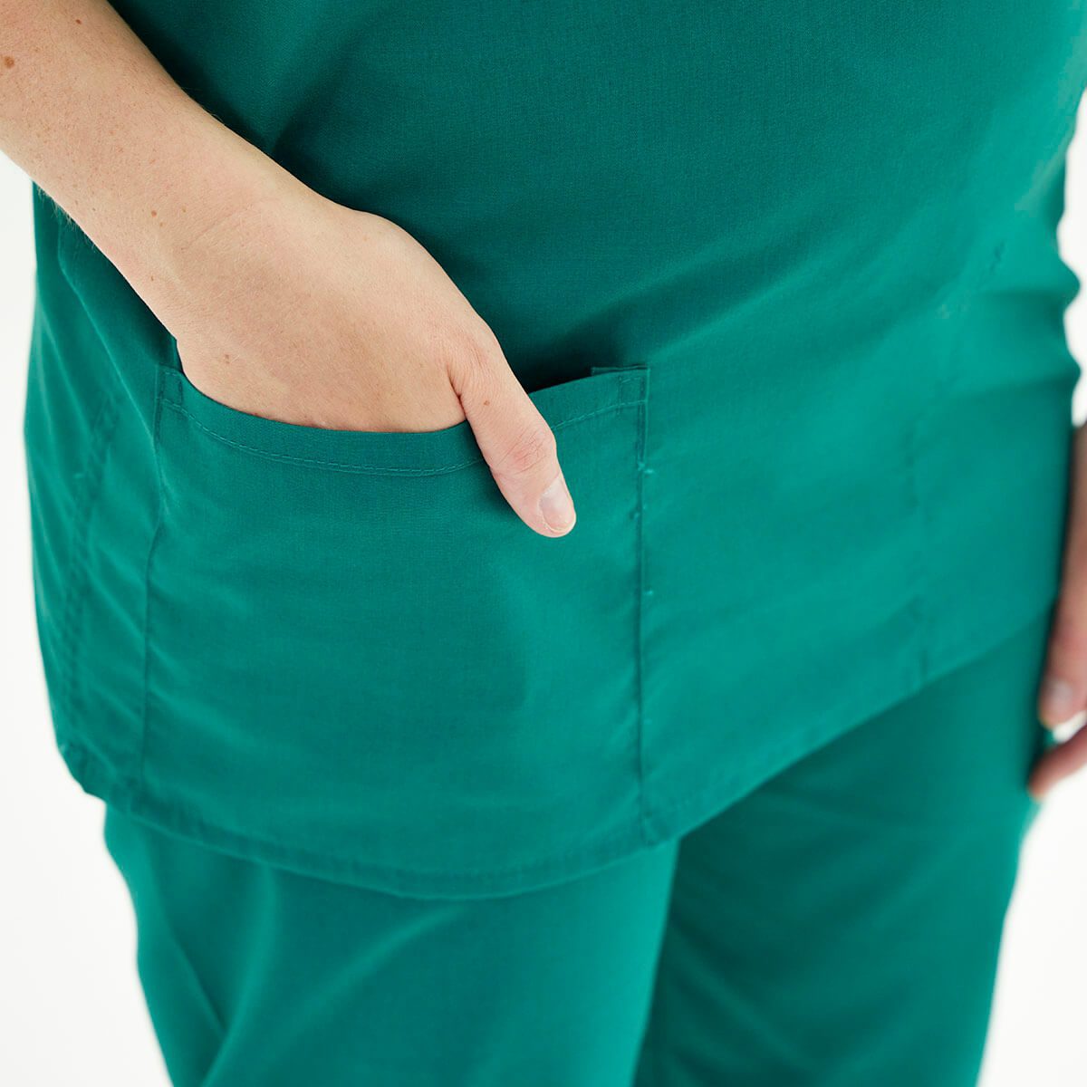 Hunter Green Scrubs Top | Interweave Healthcare UK